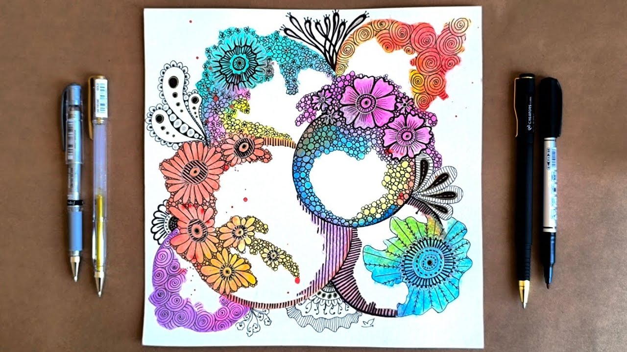 Unbelievable Watercolor Zendoodle: Create Your Own Stunning Masterpiece ...