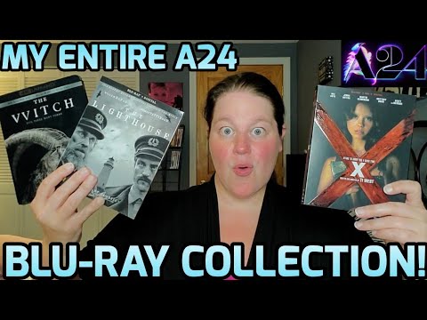 MY ENTIRE A24 BLU-RAY COLLECTION! *everything from wacky horror to ...