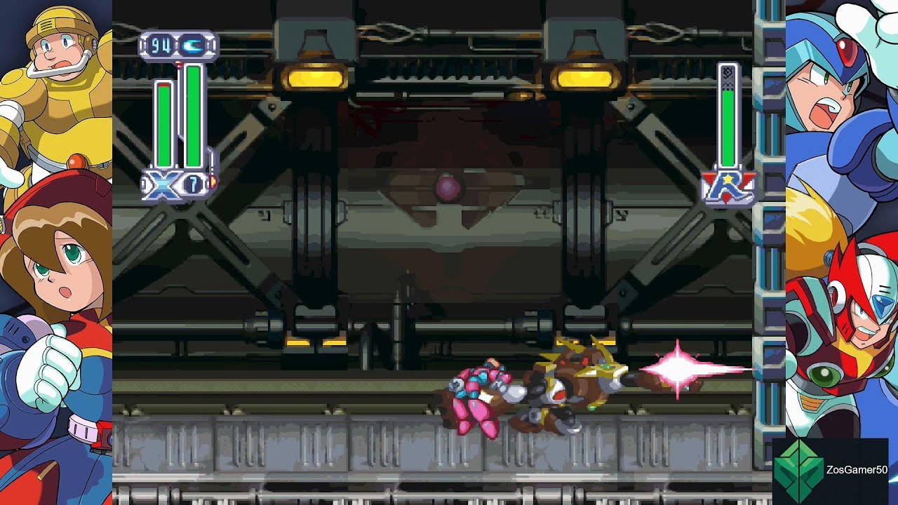 Mega Man X4 Military Train Slash Beast - YouTube