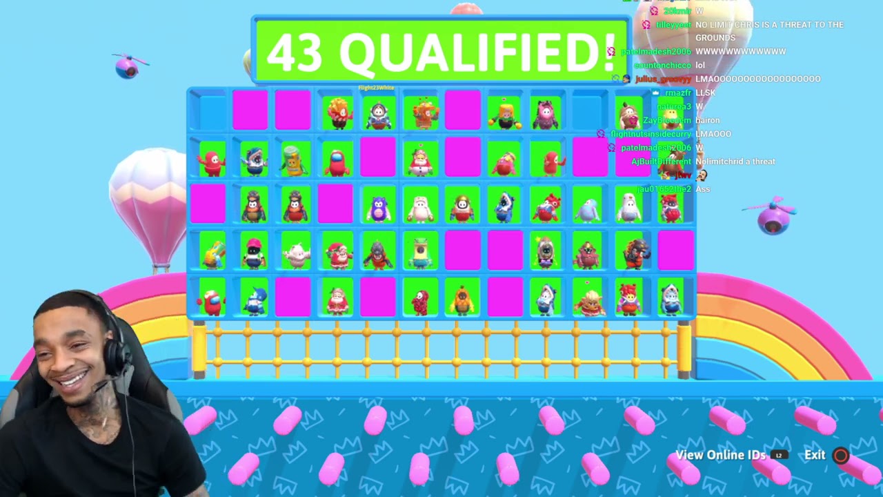 FlightReacts plays Fall Guys for the 27th time & this happened! (Season ...