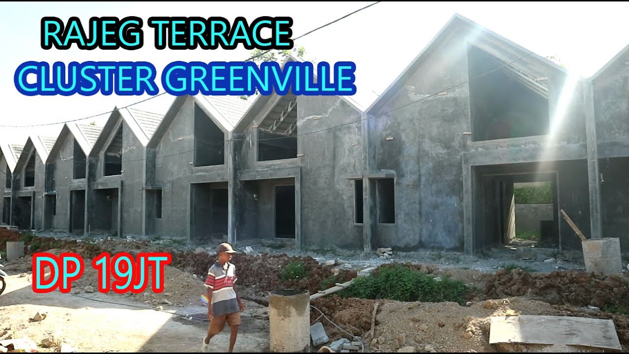 PERUMAHAN RAJEG TERRACE NEW CLUSTER GREEN VILLE DP 19JT - YouTube