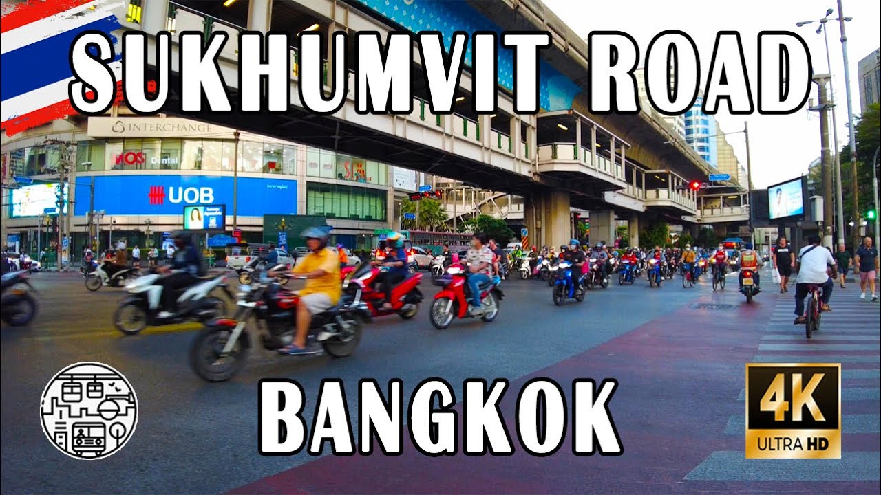 Sukhumvit Road Bangkok Walking Tour 4k⁶⁰ Youtube