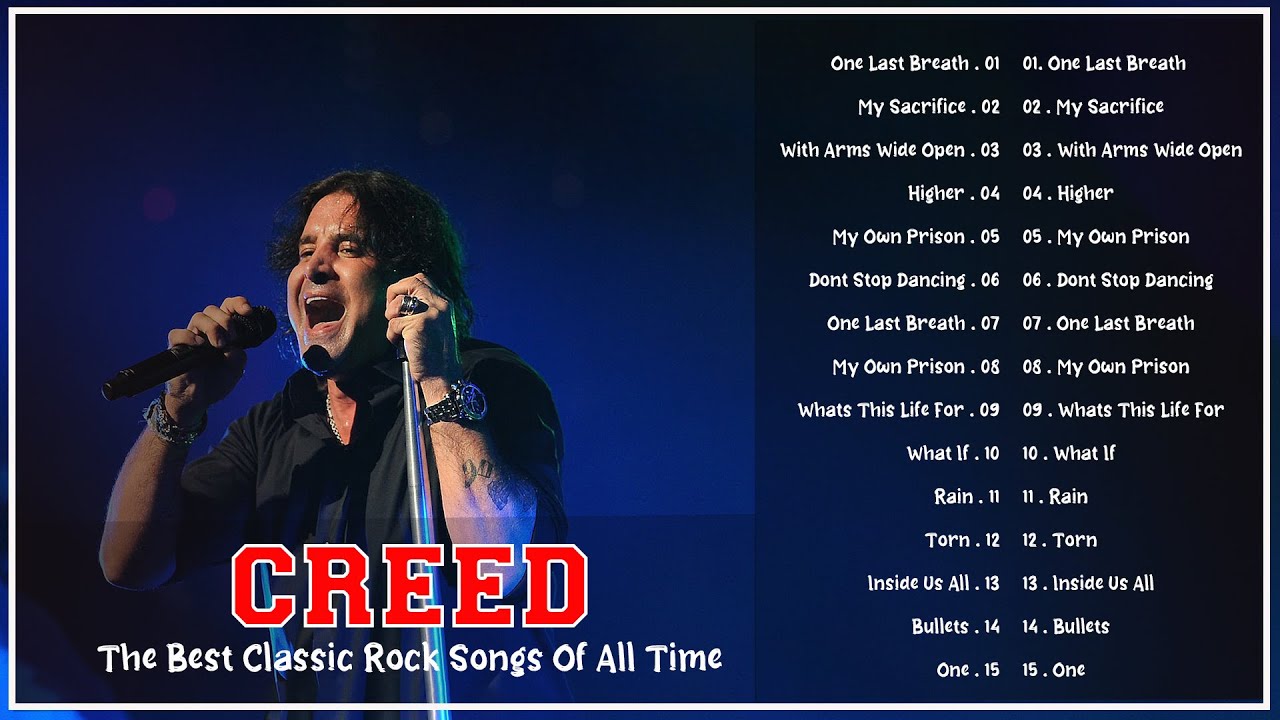Creed Best Songs Top 100 Classic Rock Songs Of All Time Classic Rock ...