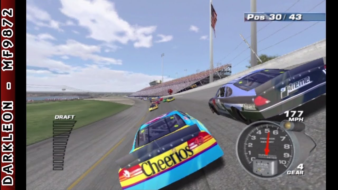 GameCube - NASCAR - Dirt to Daytona © 2002 Infogrames - Gameplay - YouTube