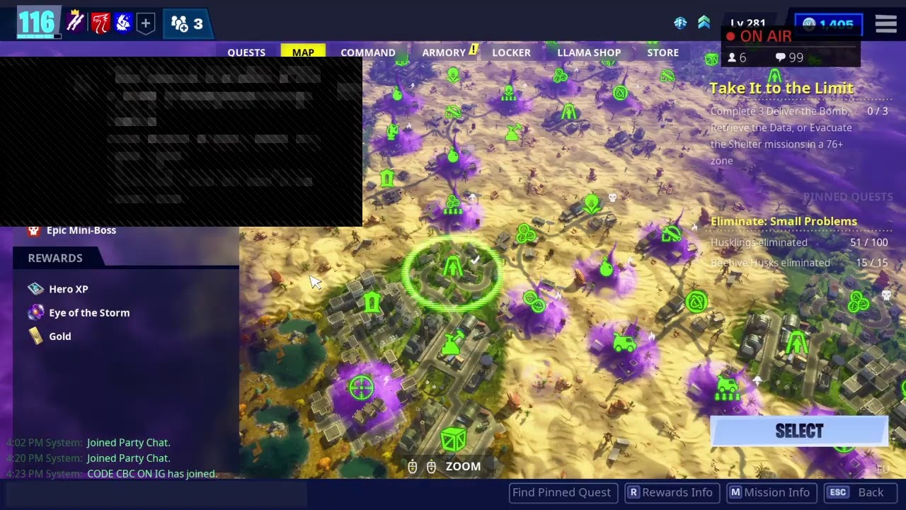 FORTNITE STW / Vbucks missions - YouTube