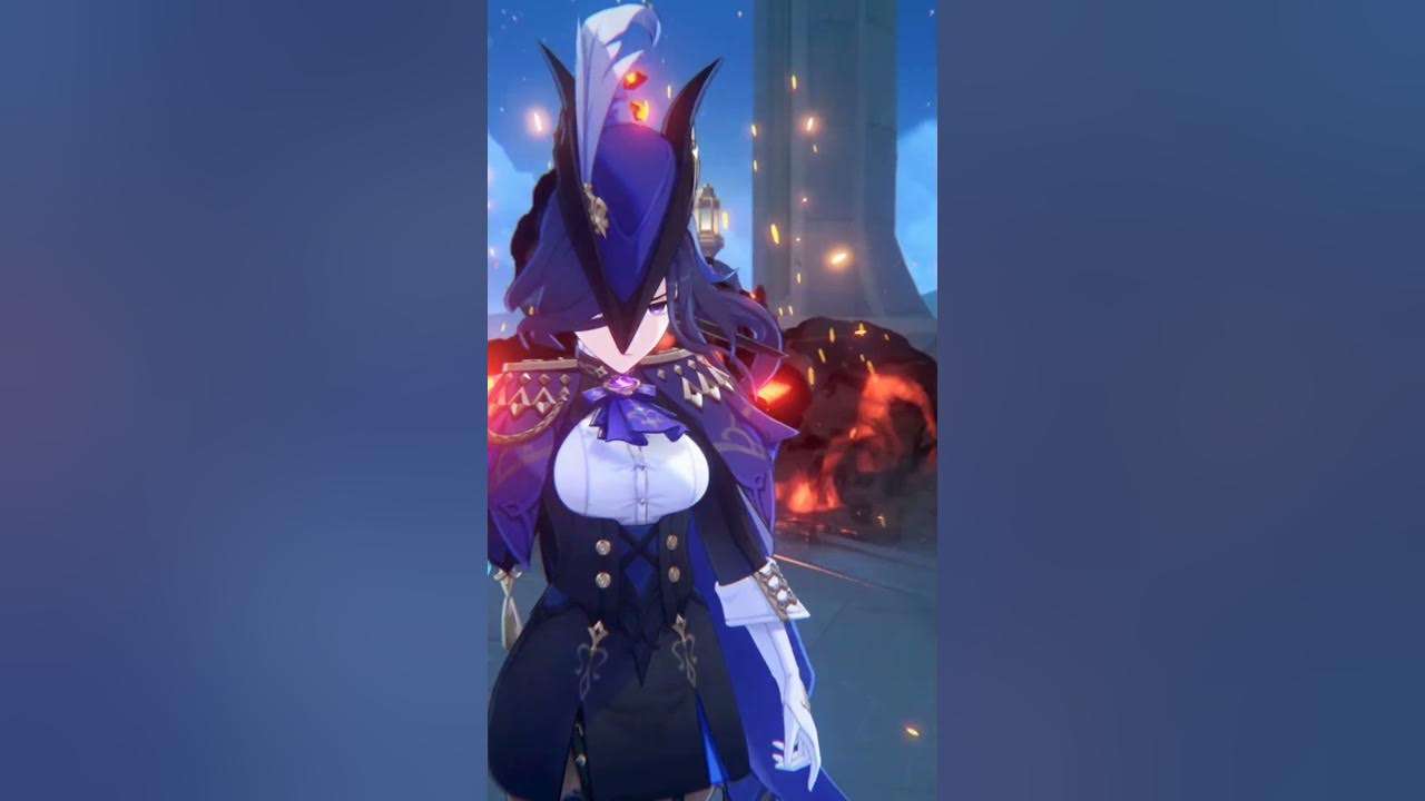 [원신] 클로린드 첫 등장 컷씬 (ft.나비아) #genshinimpact #원신 #clorinde - YouTube