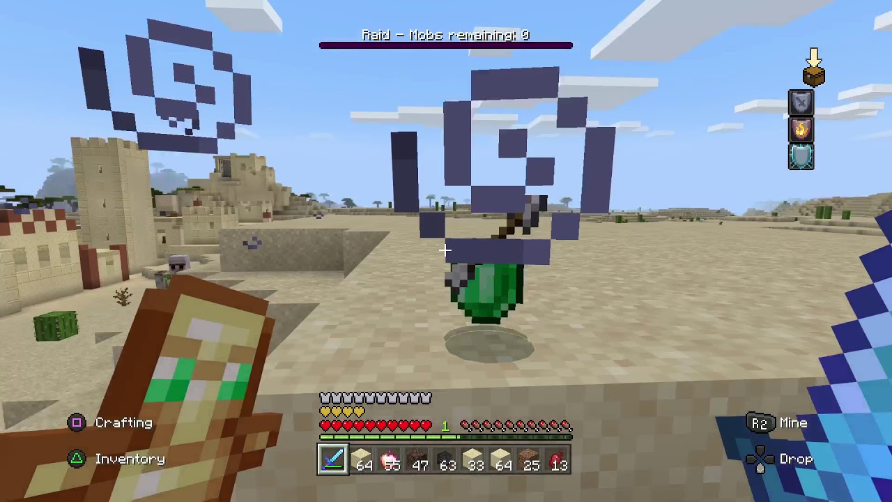 Minecraft raid - YouTube