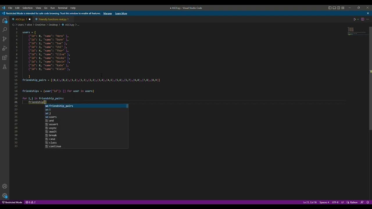 Using Python To Manipulate Data Part 1 Sorting Youtube