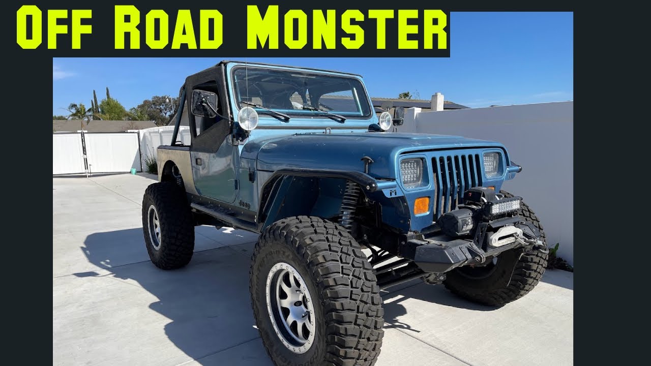 300hp LONG TRAVEL JEEP - YouTube