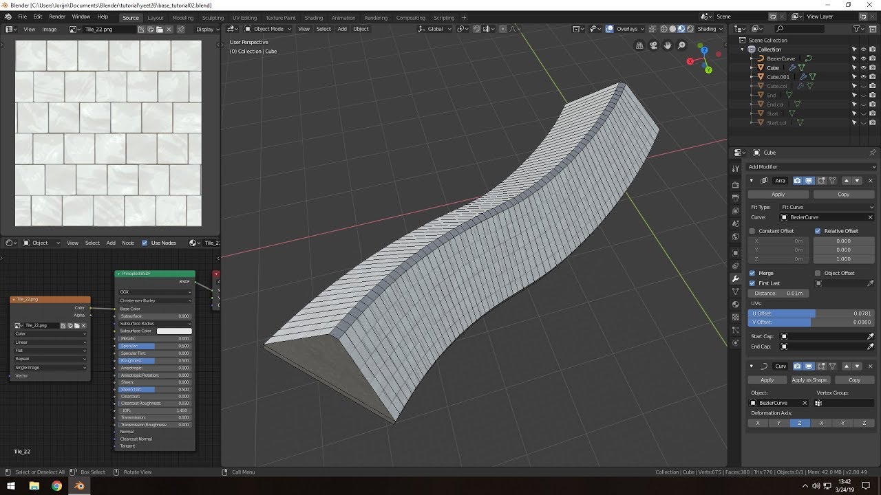 [OUTDATED] making a surf ramp in blender 2.8 - YouTube