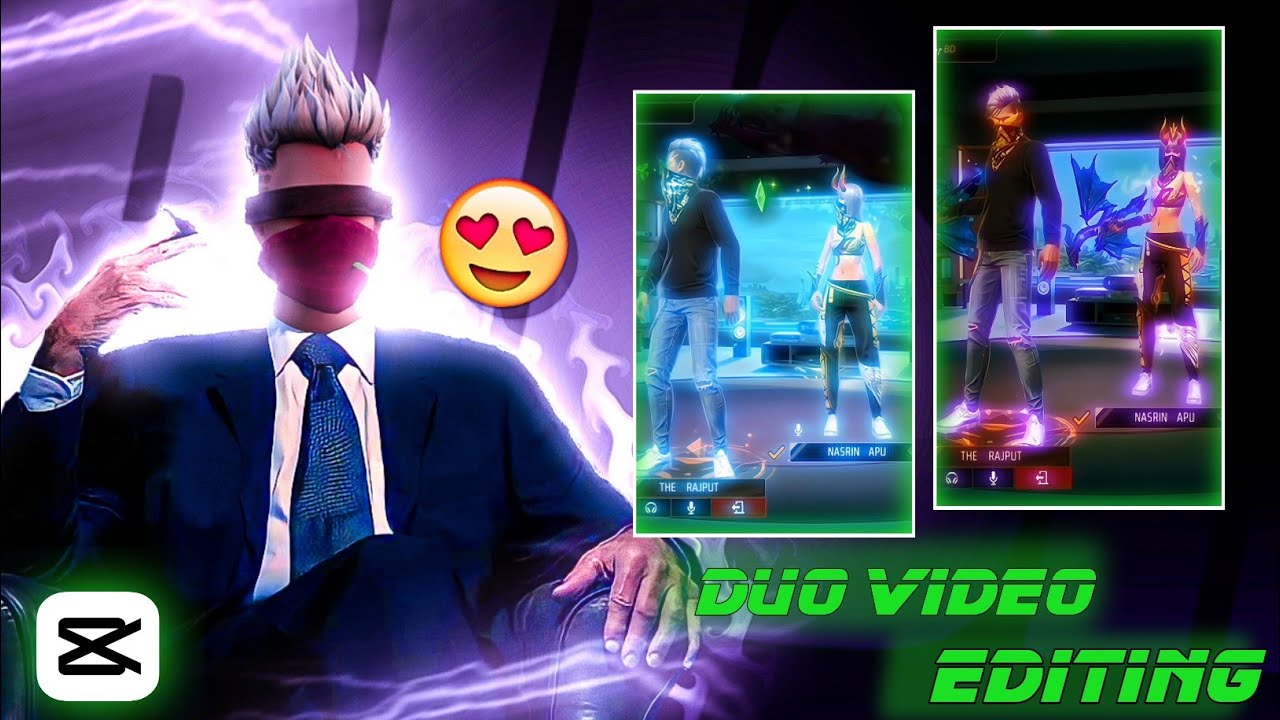 Free Fire Velocity Duo Trend Lobby Edit In CapCut || FF Lobby Edit Tutorial In CapCut - YouTube