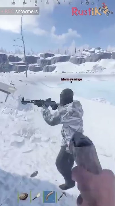 ANTI -RAID WITH Eoka Pistol [ snowmers ] RUST MOMENTS - YouTube