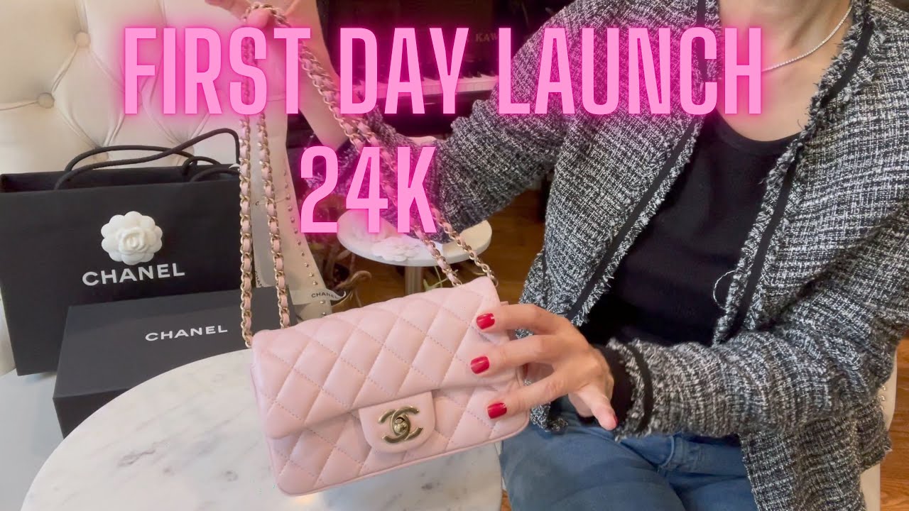 Chanel 24K Fall/Winter Collection First Day Launch Purchase -Mini Flap ...