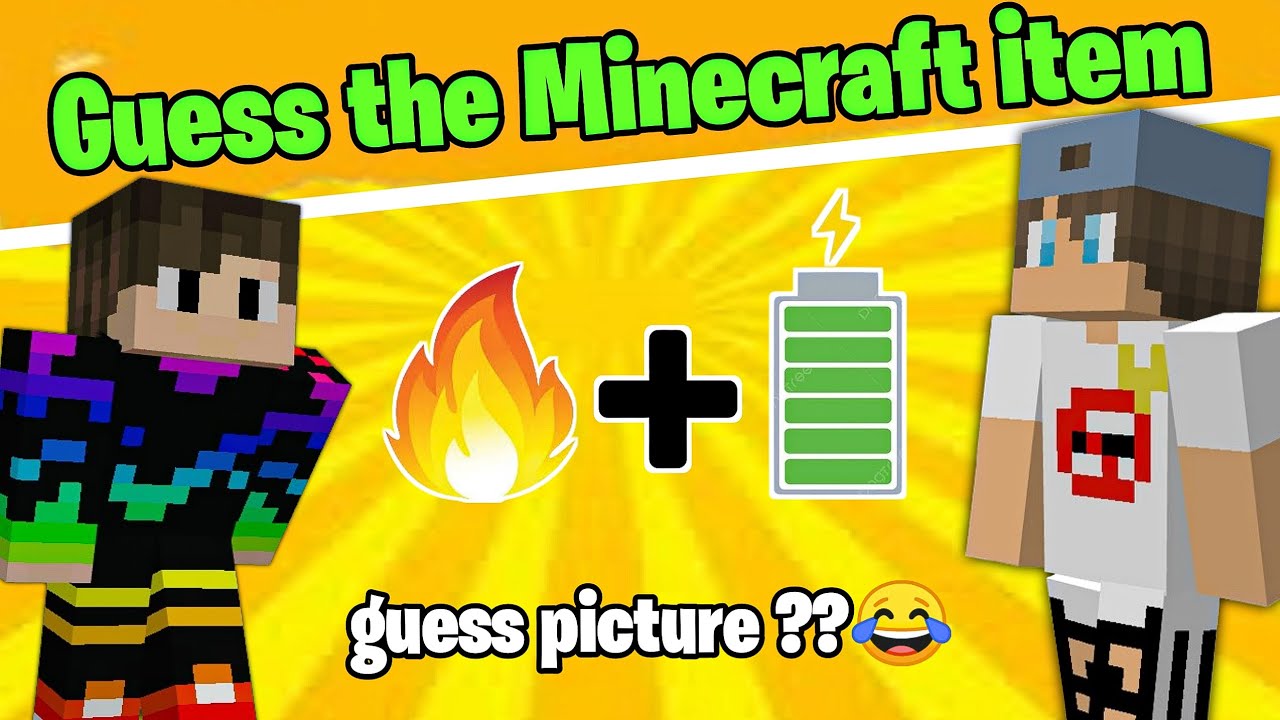 guess THE MINECRAFT mob challenge with my friend !😂(funny) - YouTube