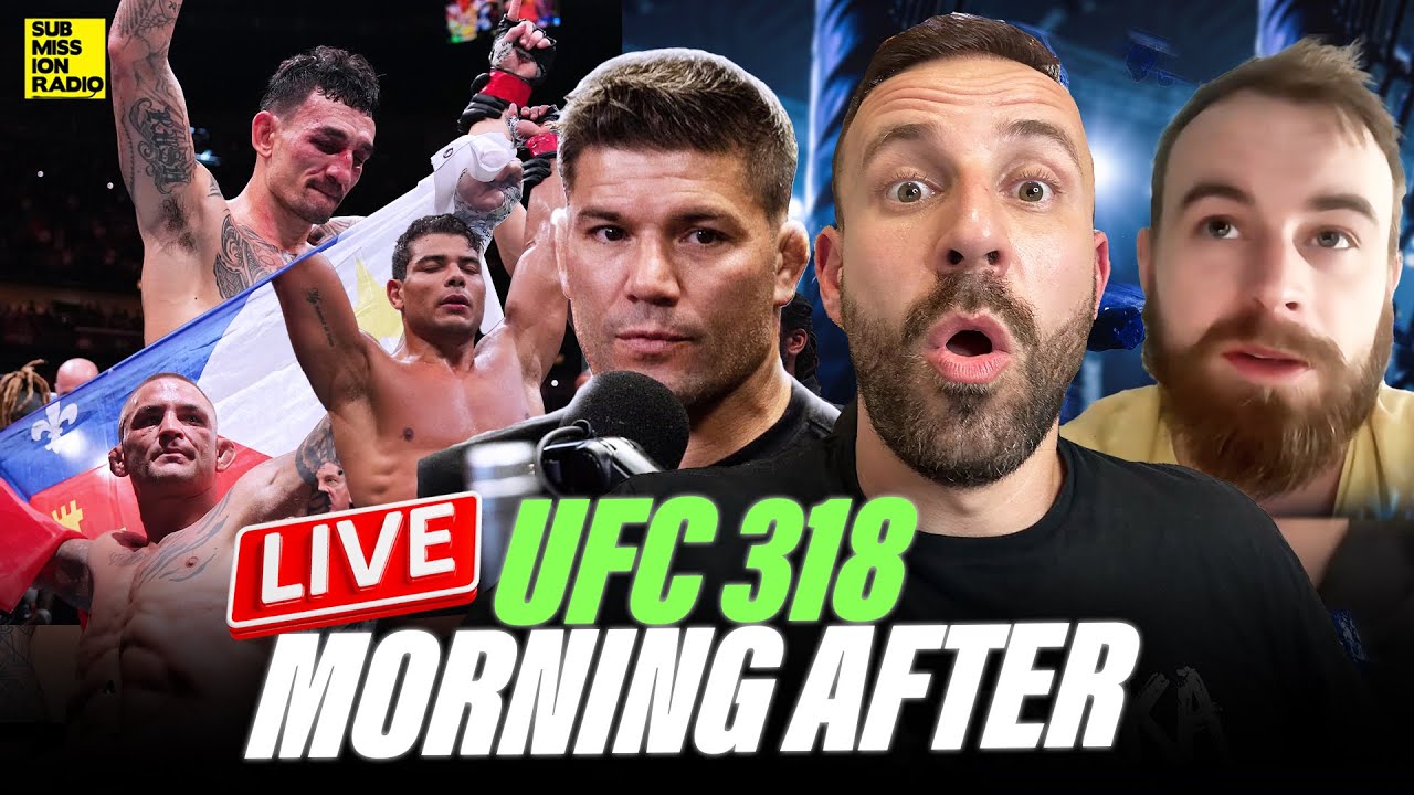 Submission Radio Morning After LIVE UFC 318, Jones SHUT DOWN w/ Oscar ...