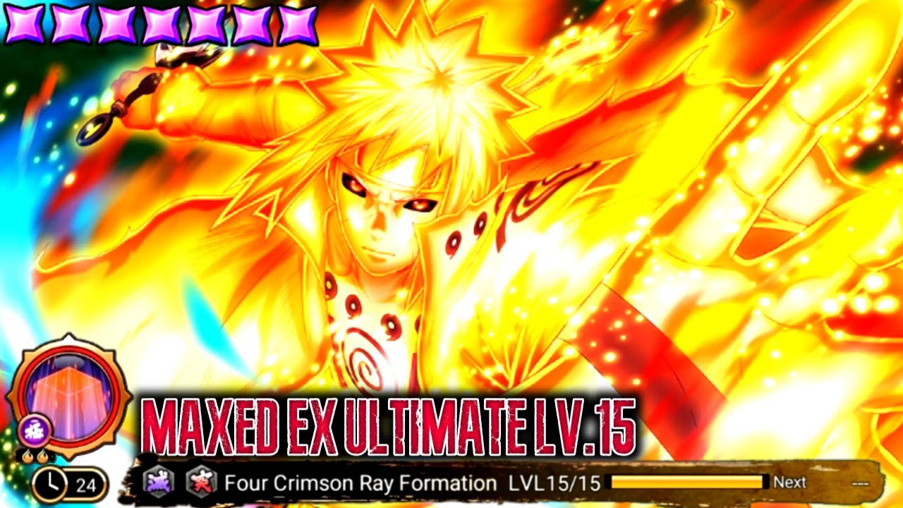 Minato Kurama Link Mode Maxed Four Crimson Ray EX LV.15 Showcase - NxB ...