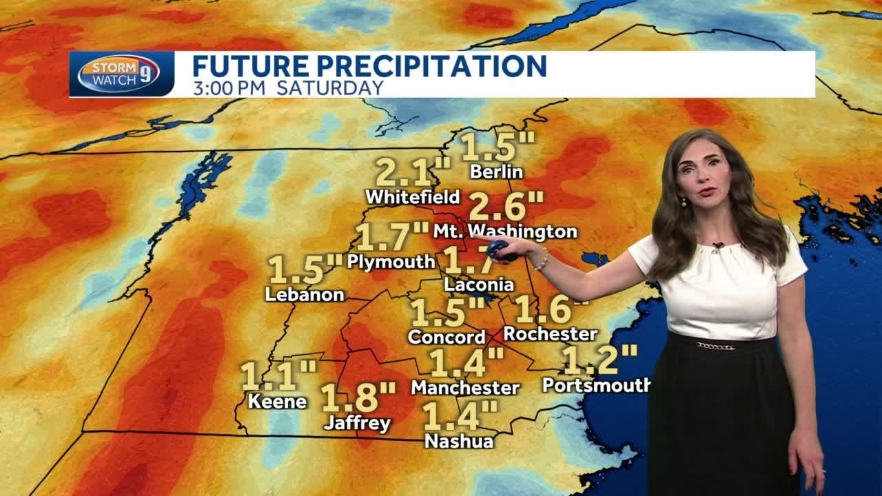 Video: Timeline of approaching precipitation, rain totals expected for ...