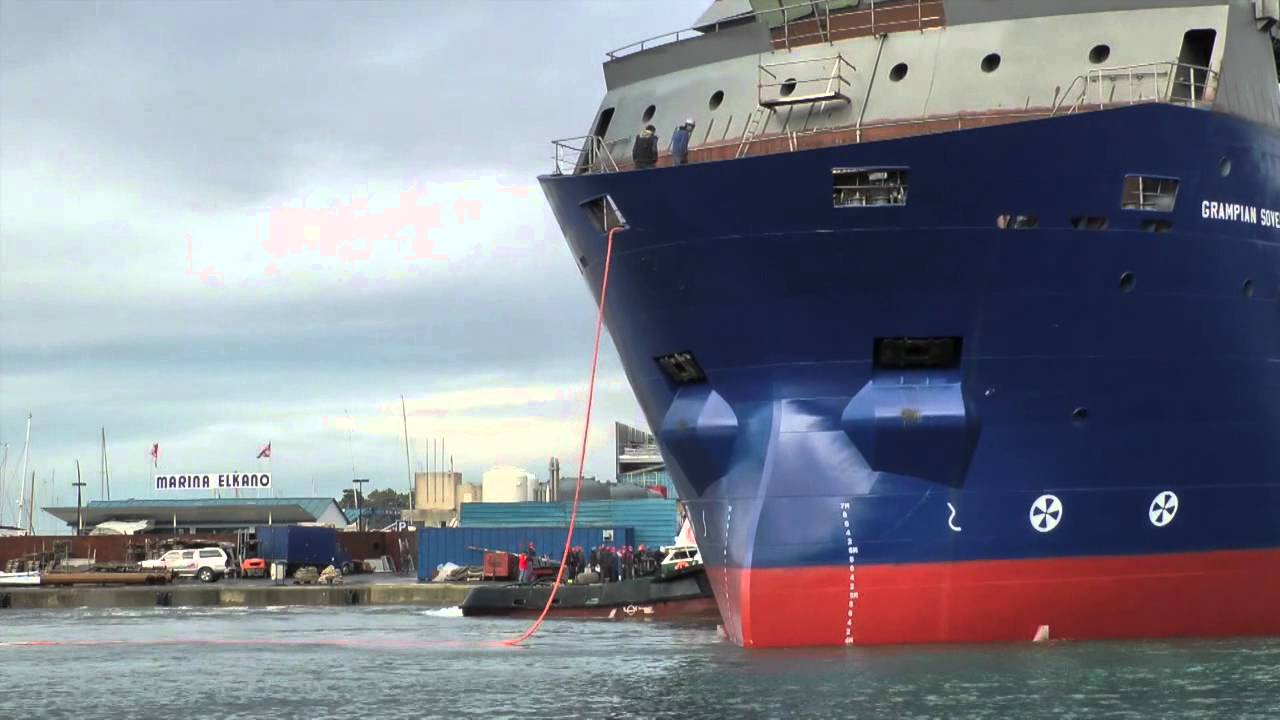 grampian sovereign itsasontziaren uretaratzea - YouTube