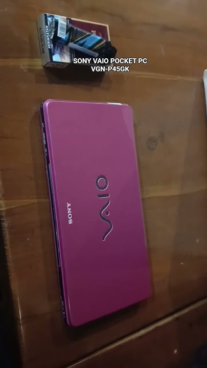 Sony Vaio Pocket PC VGN-P45GK #minilaptop #umpc #retrotech - YouTube