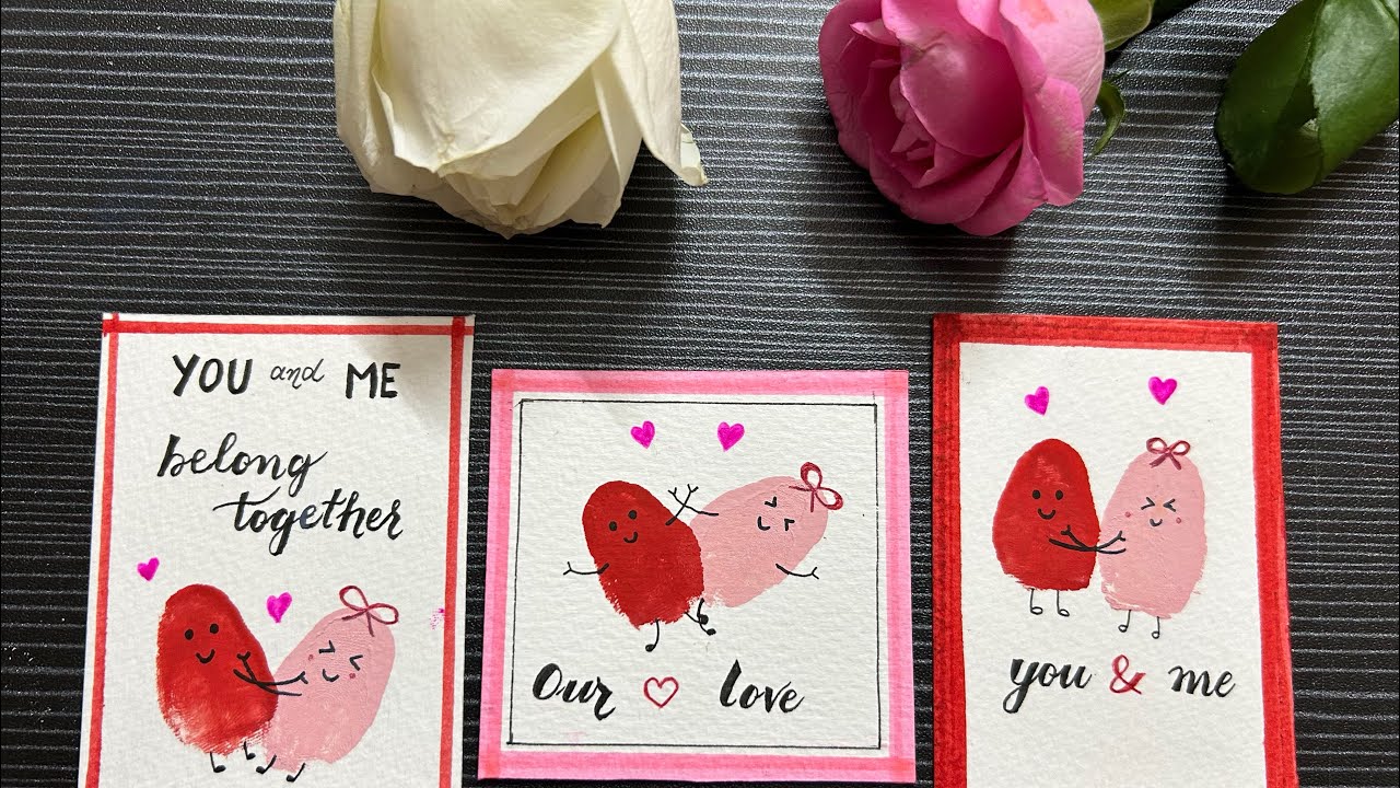 How to make cute love cards for your loved ones 🥰 - YouTube