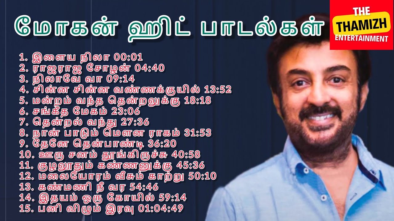 Mic Mohan Tamil Hit songs | Ilayaraja Melody | Mohan 80s songs | மோகன் ...