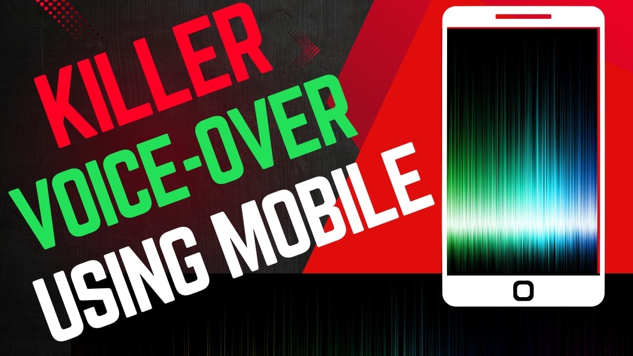 How to record PROFESSIONAL VOICEOVER on Mobile phone | mobile se ...