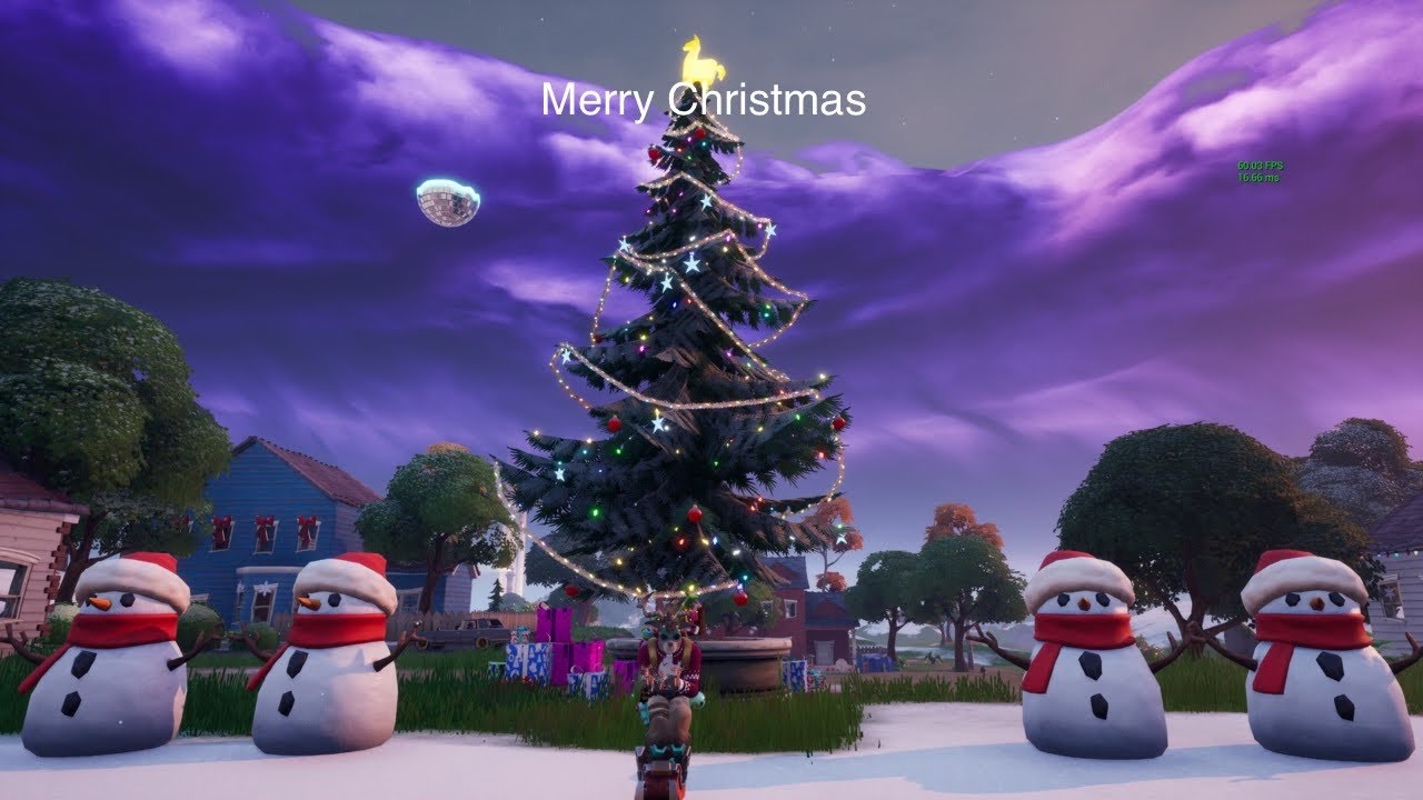 Merry Christmas (Fortnite Christmas Challenge) - YouTube