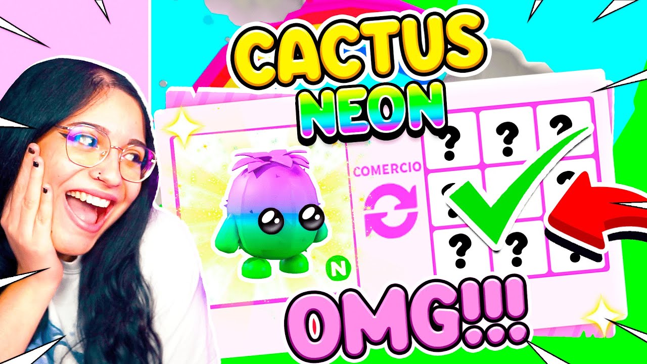 TRADEO *SOLO* EL NUEVO CACTUS *NEÓN* y ESTO ME OFRECIERON en ADOPT ME ...