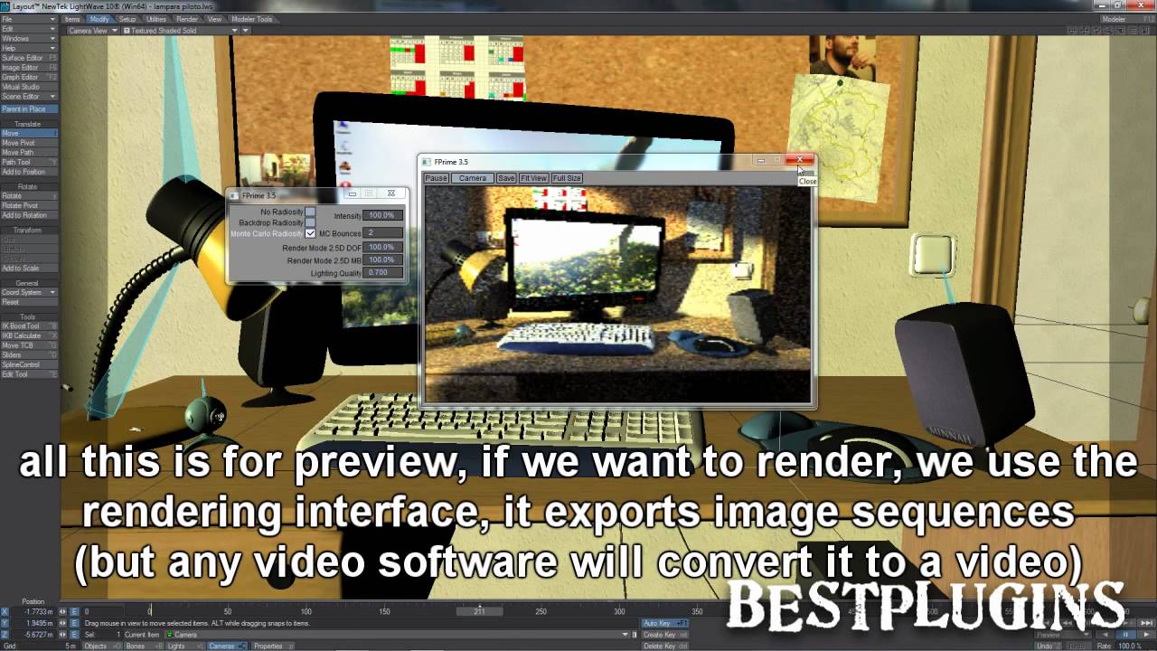 Fprime tutorial - radiosity in real time - YouTube