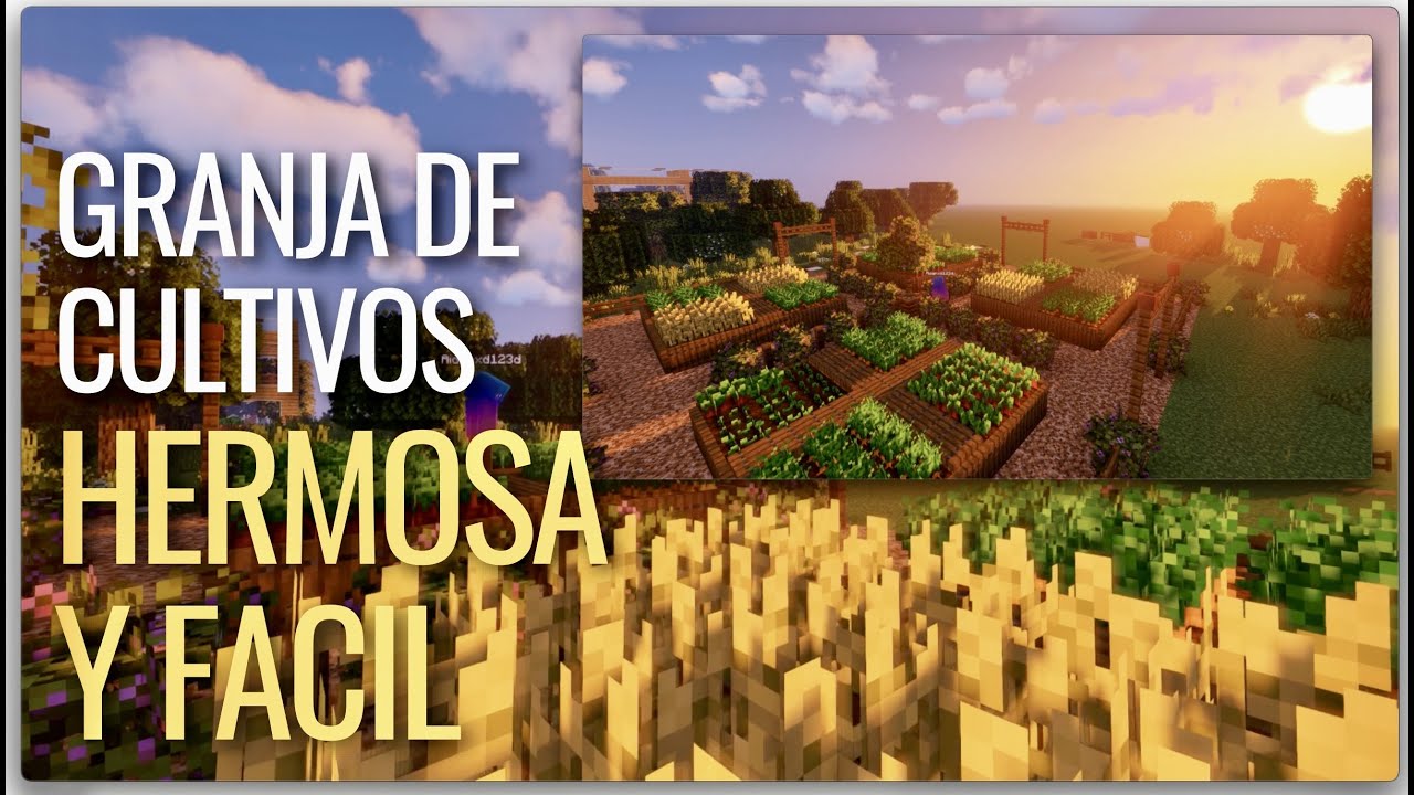 como hacer una GRANJA DE CULTIVOS/comment faire une FERME DE CULTURES 🥕 ...