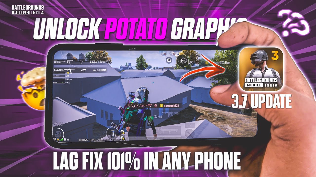 Potato Graphics 3.7 Update🔥 | Lag Fix Low In Device Permanent [120 FPS ...