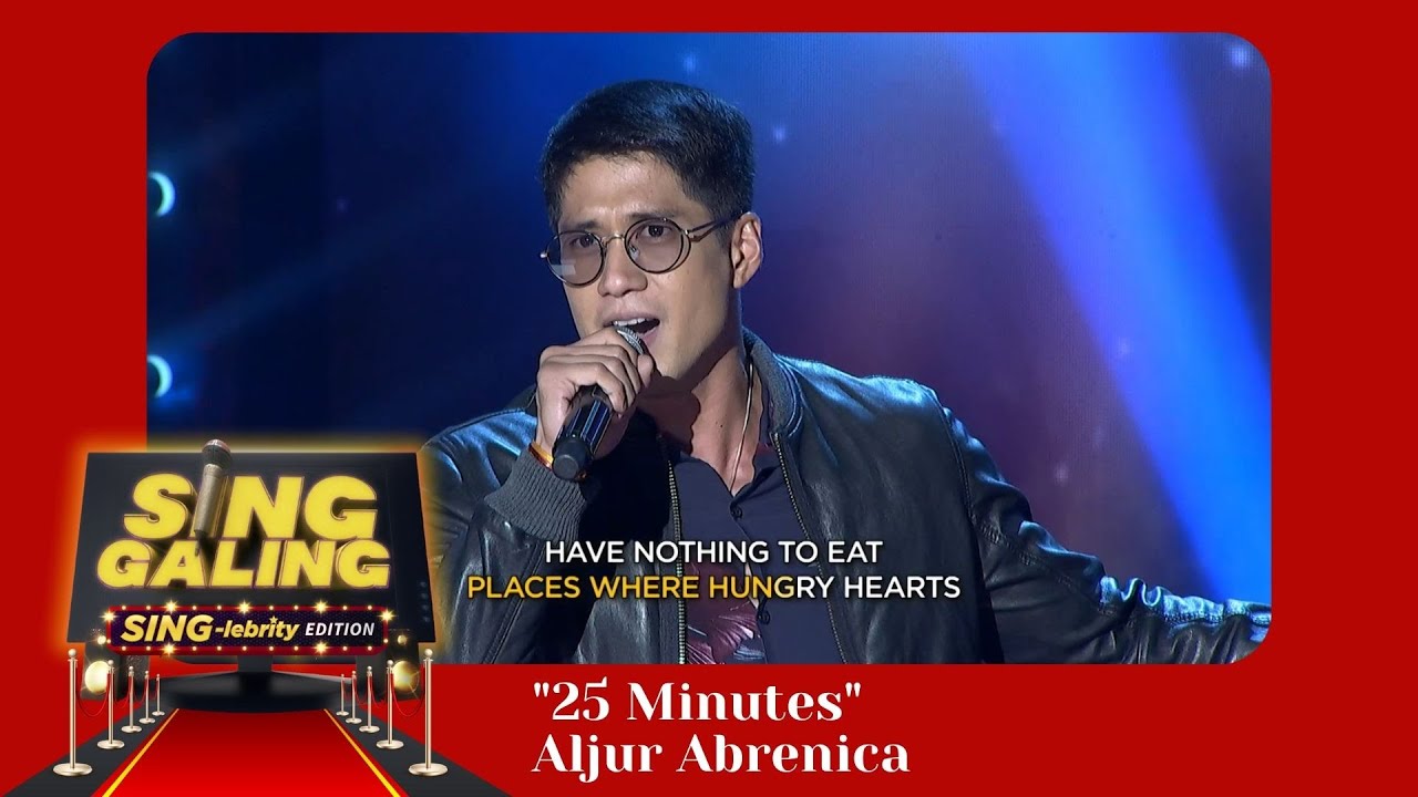 Sing Galing Sing-Lebrity November 6, 2021 | "25 Minutes" Aljur Abrenica ...