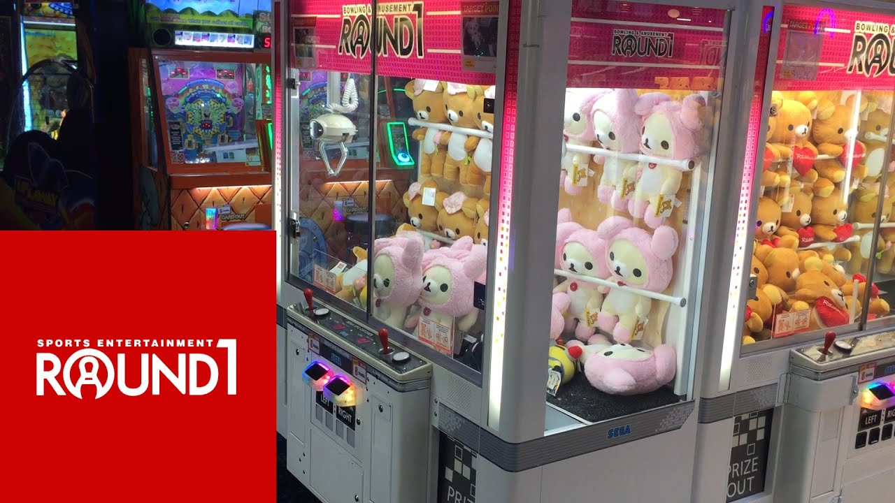 Ep.1 | $30 claw machine/UFO catcher Challenge at Round One | Marroncat ...