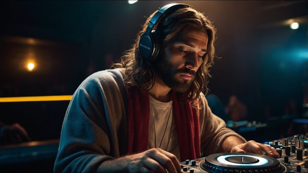AI MOVIE JESUS CHRIST DJ -AI PHOTO - MELODIC TECHNO - PROGRESSIVE HOUSE ...