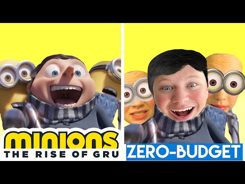 MINIONS With ZERO BUDGET! Minions: The Rise of Gru MOVIE PARODY By KJAR Crew!