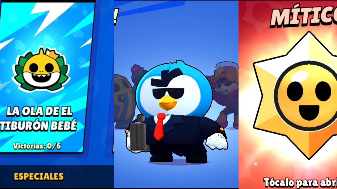 Completando el evento de La ola de el tiburón bebé de Brawl Stars, no ...