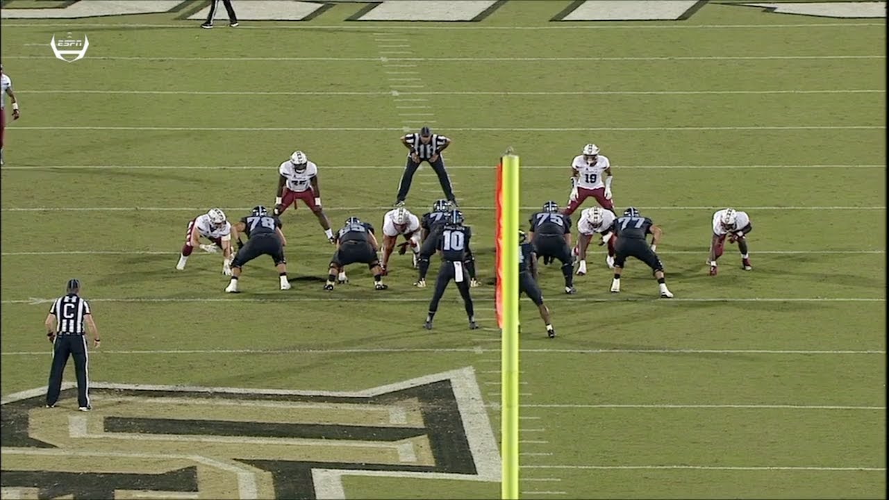 UCF Offensive Line Vs. Temple 2018 - YouTube