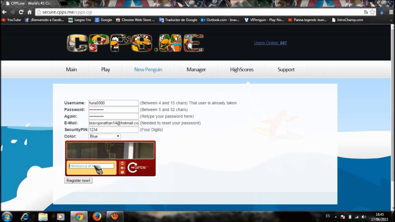 como registrarse en cpps.me 2015 - YouTube