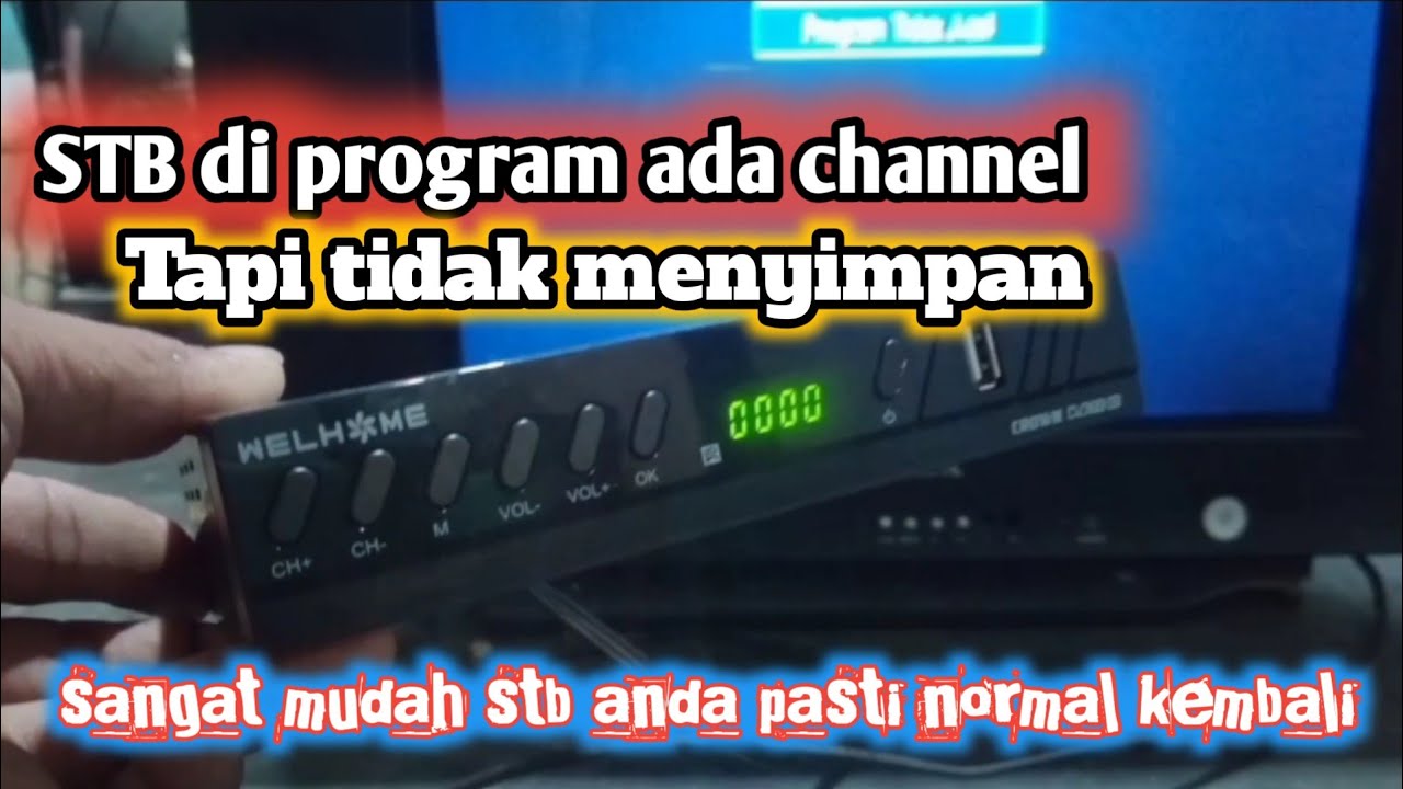 STB di program ada channel tapi tidak menyimpan#meriset ulang stb#set ...