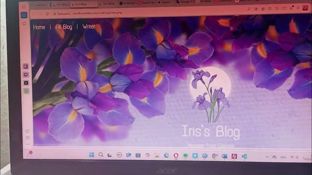 ixora FlowerLady | Coding | Iris's blog มกราคม 2025 - YouTube