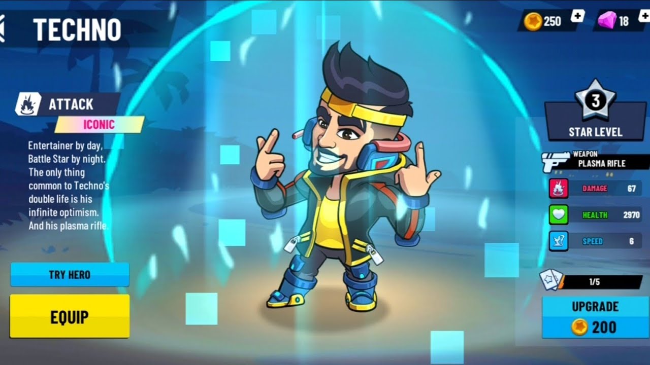 Play With Techno Gamer Character || Techno Character Unlocked || Full ...