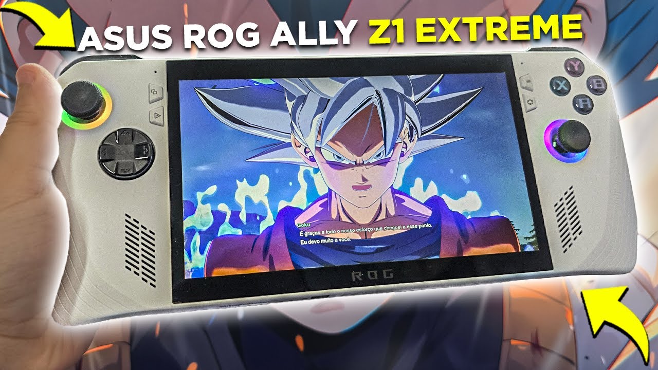 ASUS ROG ALLY Z1 Extreme - Console Portátil Que Roda Tudo! - YouTube