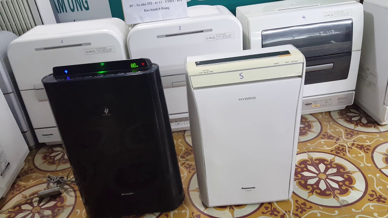 21/12/2019- Combo máy lọc không khí sharp KC-D50 và hút ẩm Panasonic F-YHE15X ...0989897559 ...