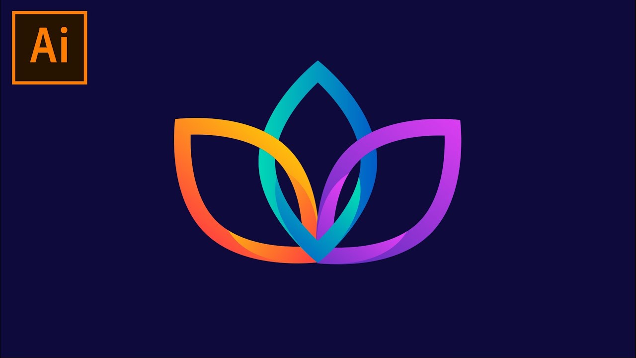 Modern Logo Design - Illustrator Logo Design Tutorial - YouTube