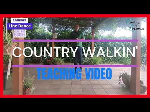 Country Walkin' LINE DANCE (Teaching Video) - YouTube