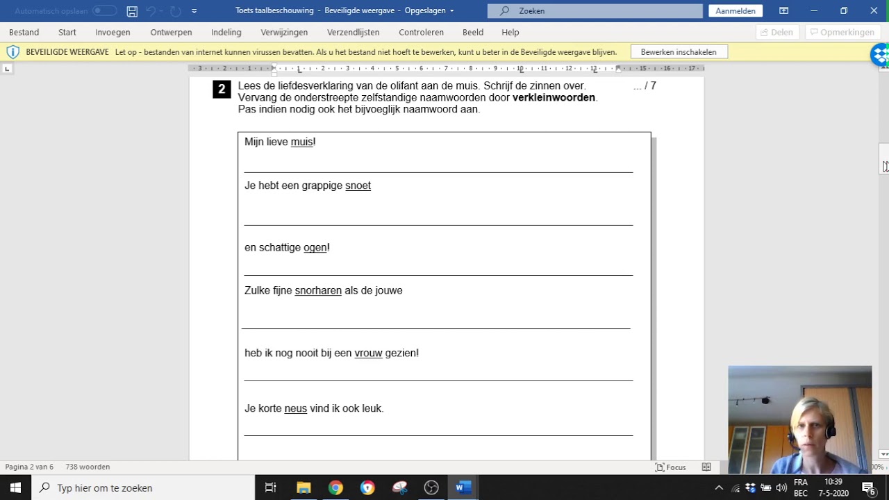 Nederlands toets taalbeschouwing - YouTube