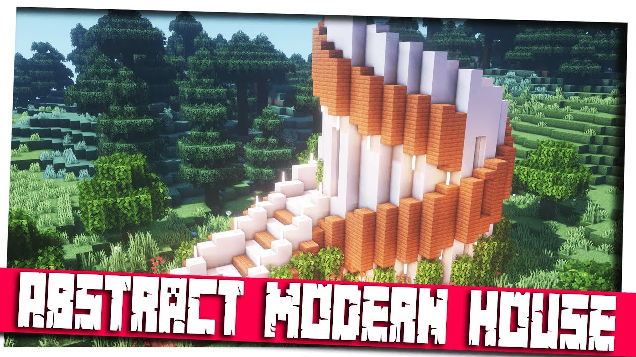 Minecraft 1.15 - Abstract Modern House ｜Minecraft How to build ...
