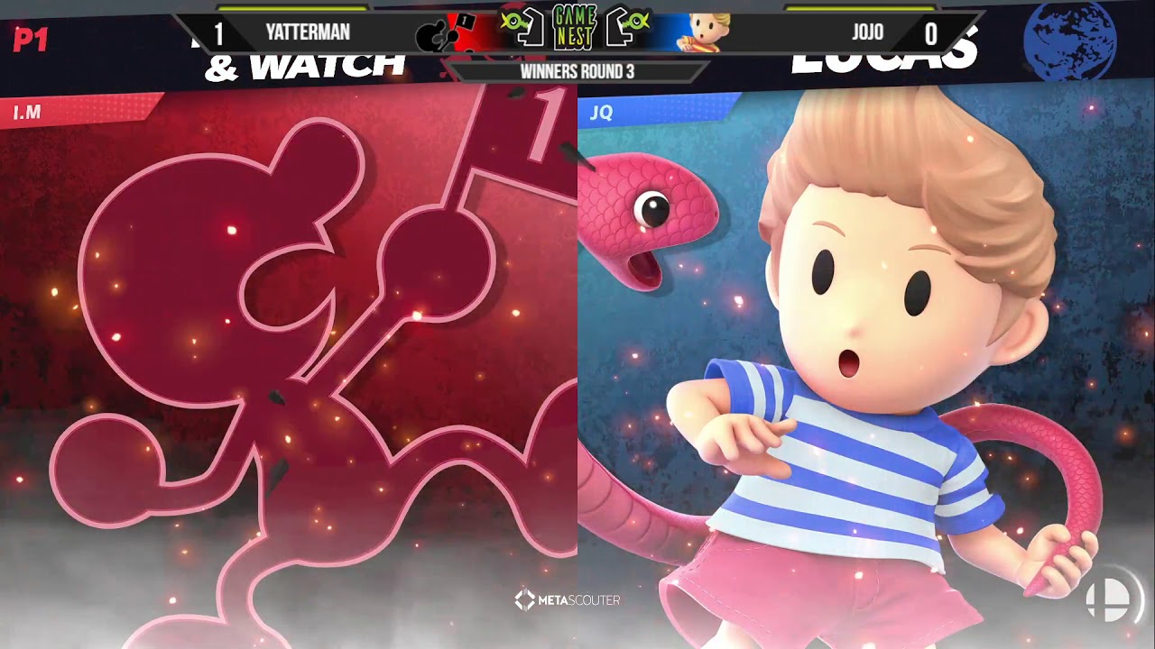 Game Nest Smash It Up: Yatterman (Game & Watch) vs Jojo (Lucas ...