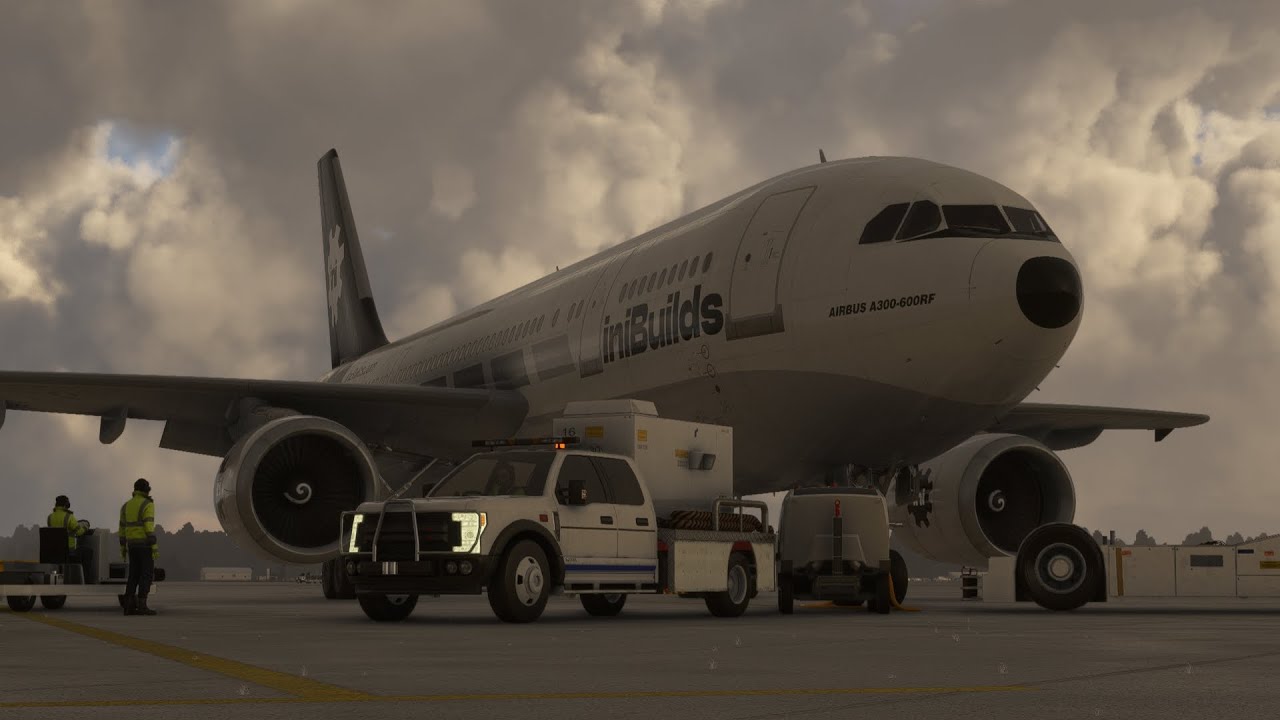 Livestream first look at the Inibuilds Airbus A300-600 in Microsoft ...