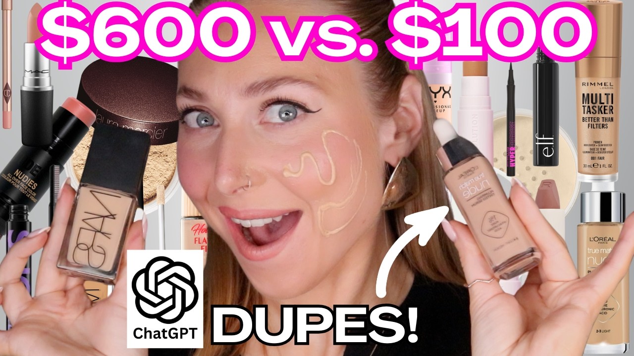 Chat GPT Drugstore Dupes That Should be Illegal! 😱 - YouTube